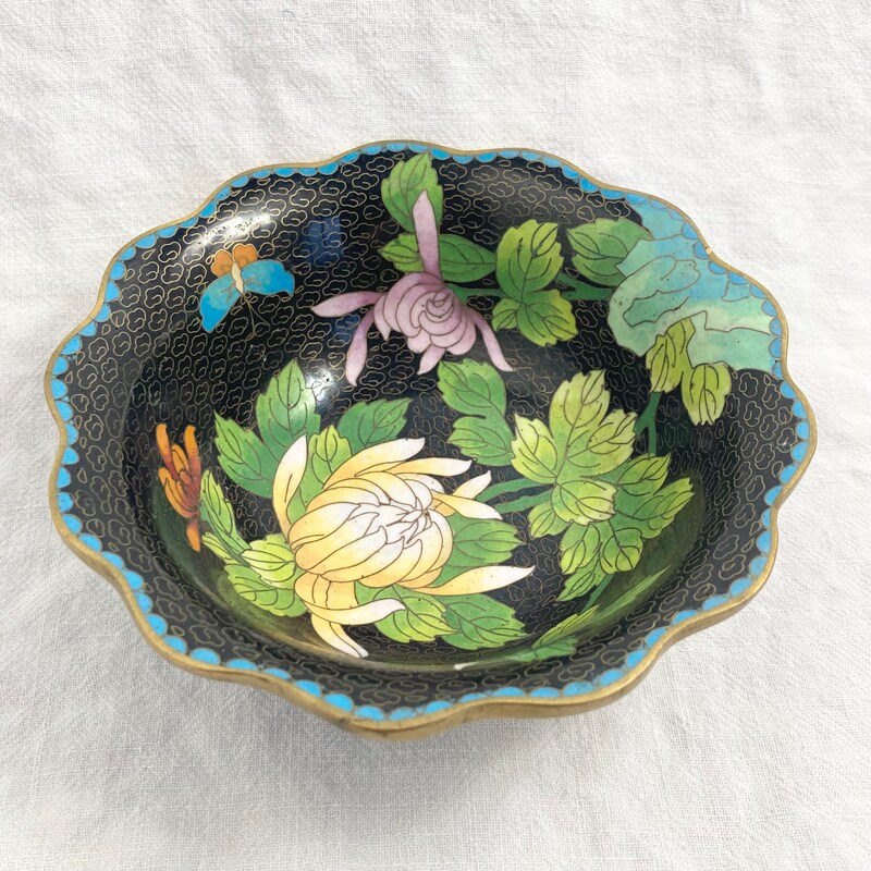 Cloisonne Bowl - Etsy