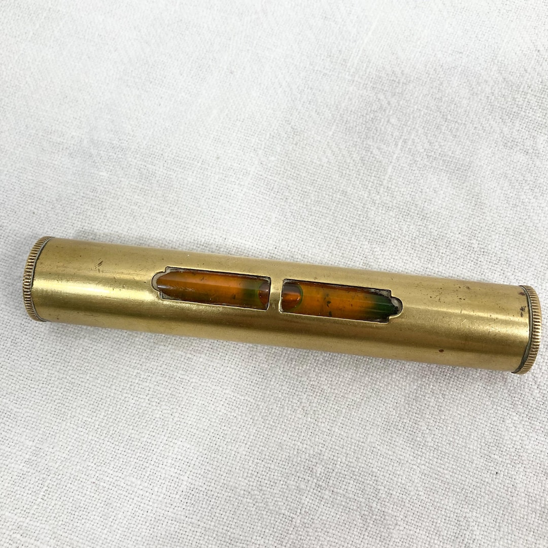 Brass Pocket Spirit Level, Vintage Drafting Tool, Antique Artist ...
