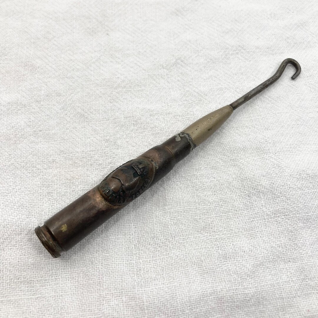 WWI Australian & Canadian Military Trench Art Button Hook, - Etsy