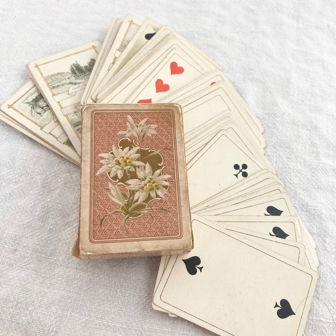 Antique Card Deck Schweizer Trachten, Patience No.189 (swiss Costumes ...