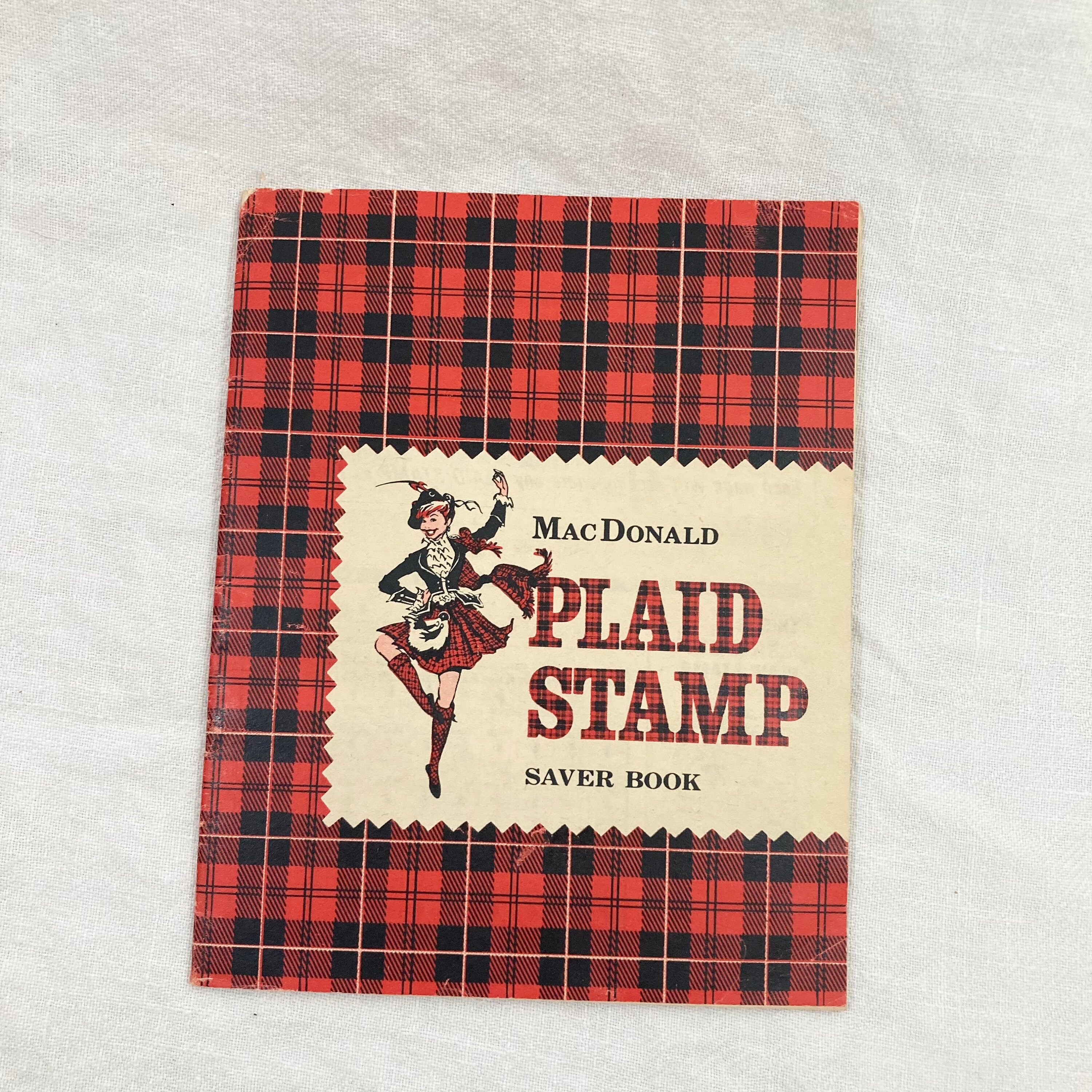 Lot of 7 Macdonald Plaid Stamp Books - Etsy