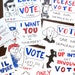 Hand Drawn Get Out the Vote Postcards Pack of 10 - Etsy