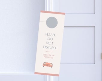 Session in Progress Door Hanger - Etsy