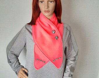 Hot Pink Scarf - Etsy