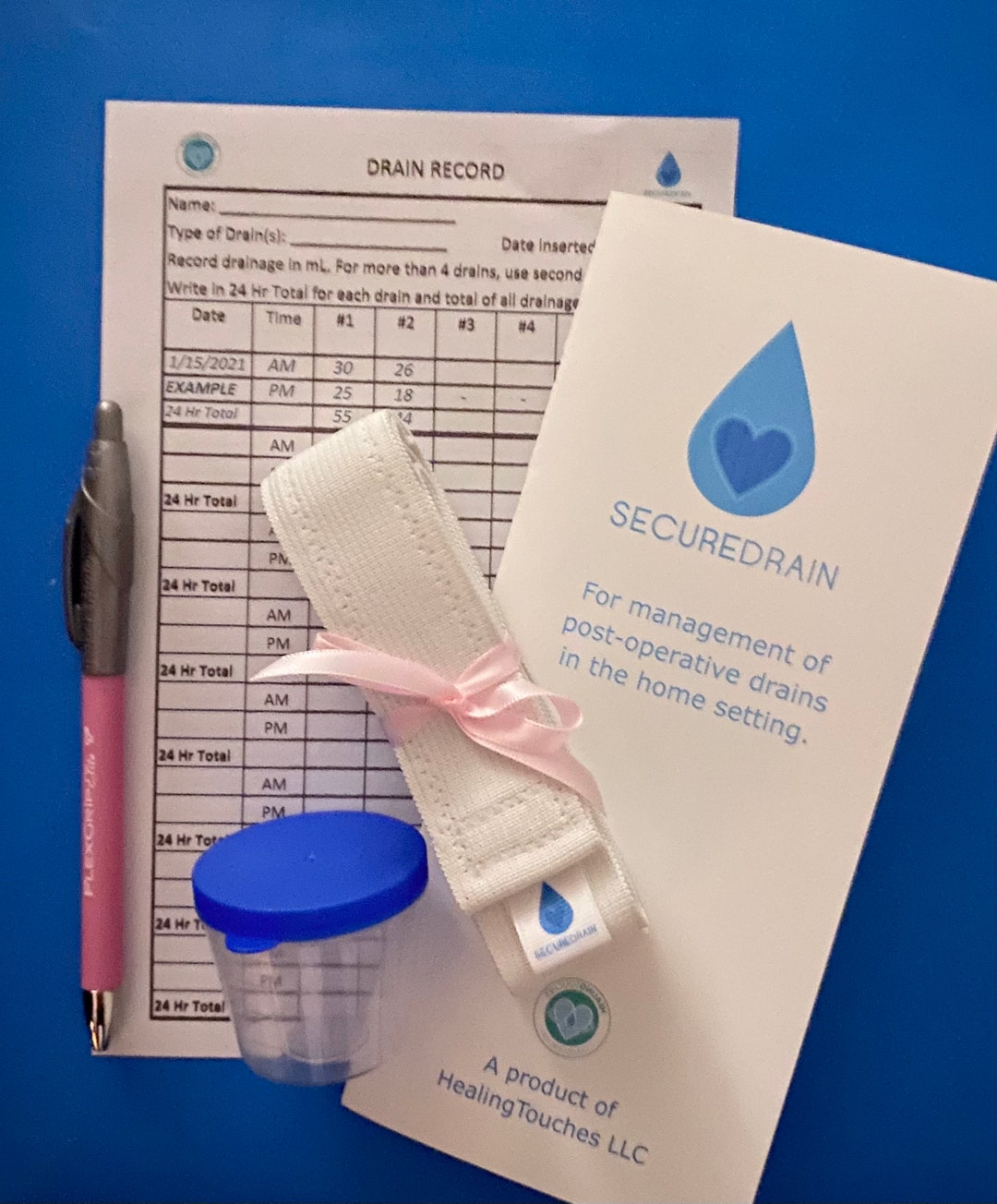 Jackson Pratt Drain Care, SecureDrain Belt KIT, mastectomie ...