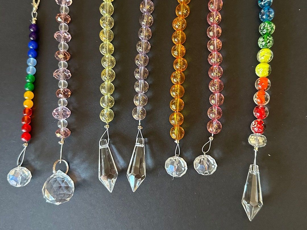 Chakra Items. Use as Pendulum, Window Hanging, Car Dangle, Fan or Lamp ...