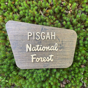 Pisgah National Forest Sign - 12" W | PNF Sign | Pisgah Sign | PNF Art ...