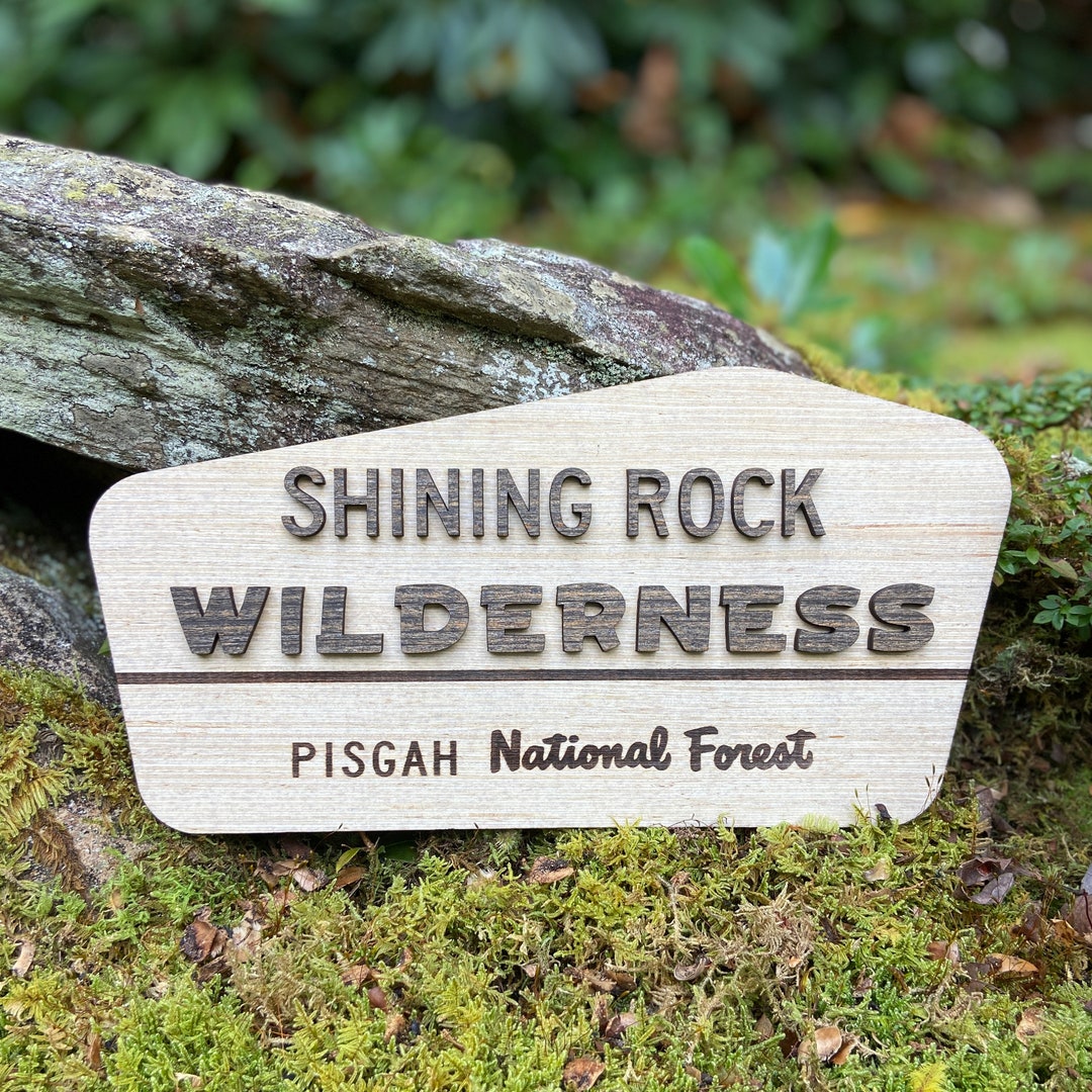 Shining Rock Wilderness Pisgah National Forest Sign Pisgah National ...