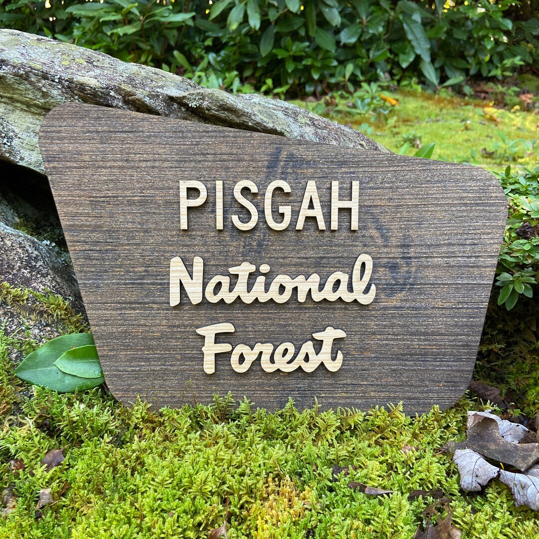 Pisgah National Forest Sign - 12" W | PNF Sign | Pisgah Sign | PNF Art ...