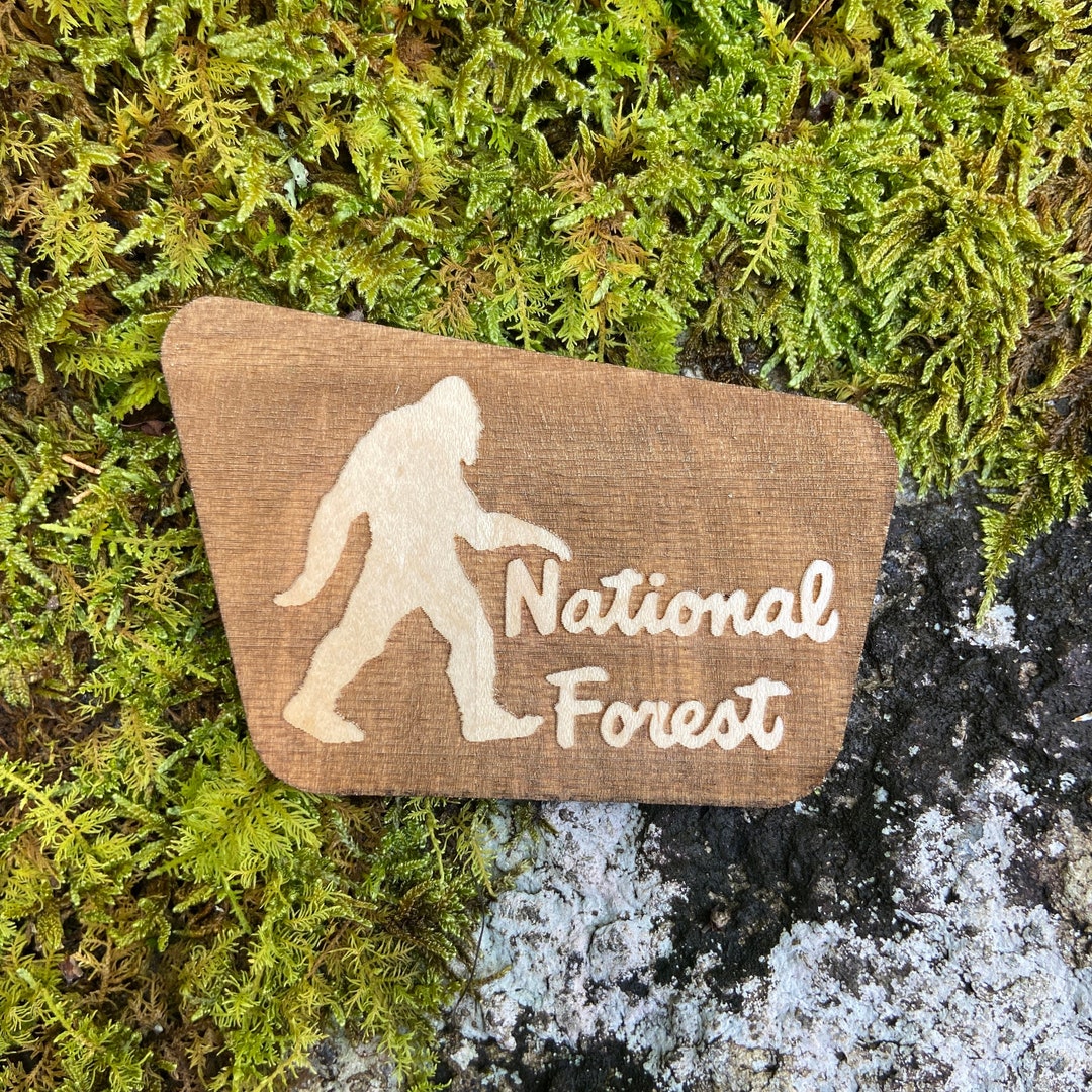 Sasquatch National Forest Magnet | Bigfoot Magnet | National Forest ...