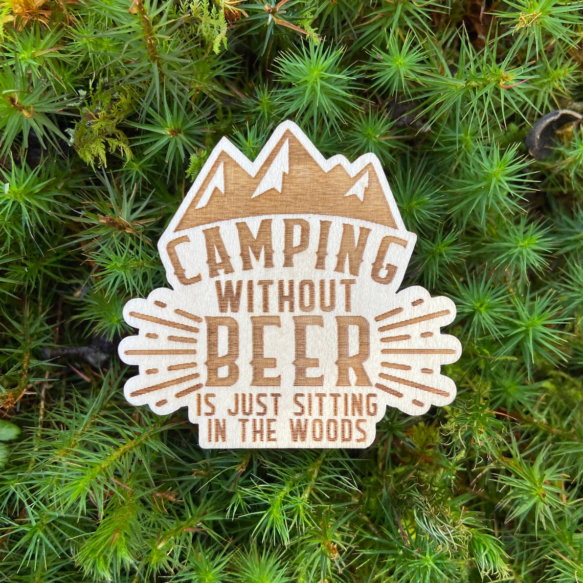 Camping & Beer Magnet - Etsy