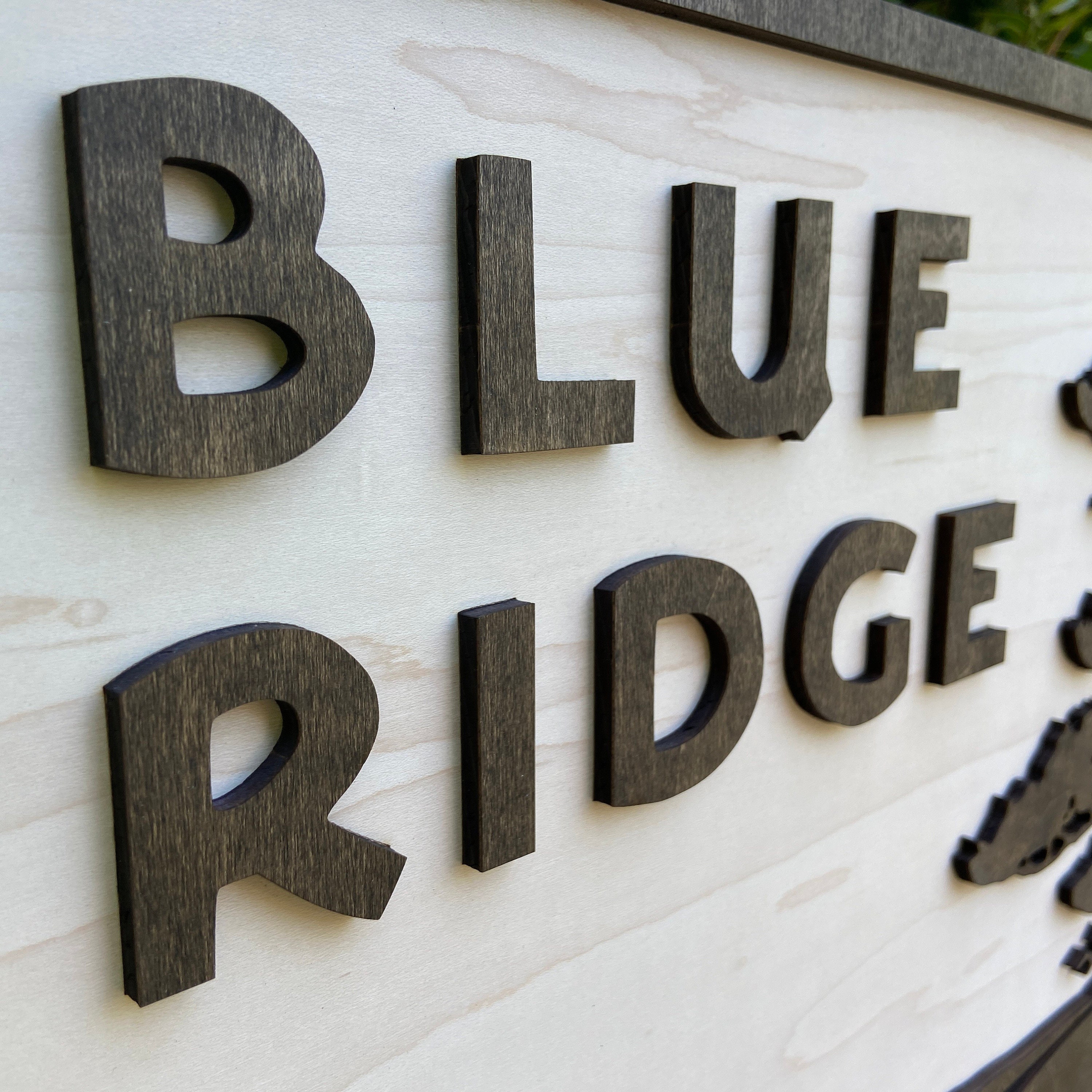 Blue Ridge Parkway Sign 18" W | Large Blue Ridge Parkway Art | Blue ...