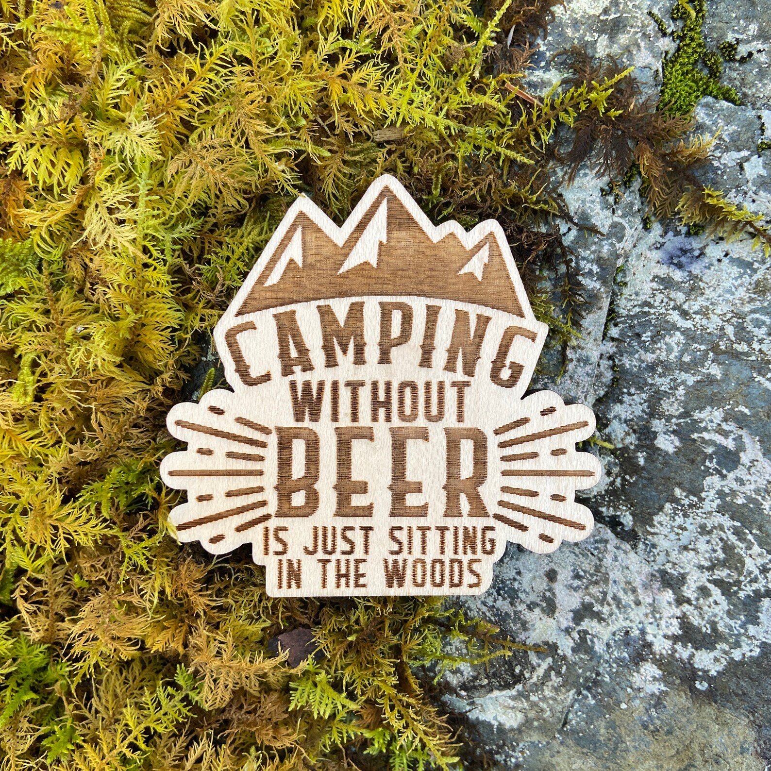 Camping & Beer Magnet - Etsy