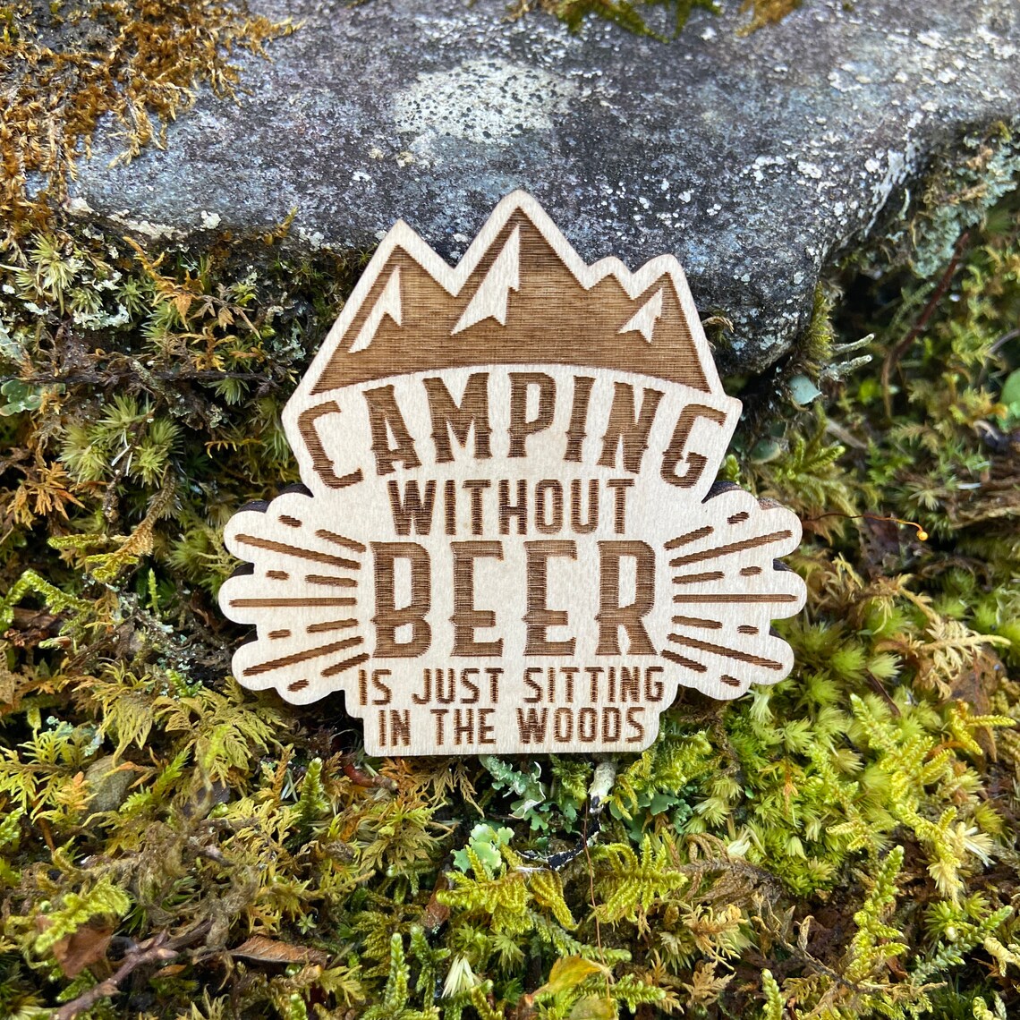 Camping & Beer Magnet - Etsy