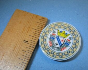 Quimper Mini Plate China Style From Brittany France French Feve Feves ...