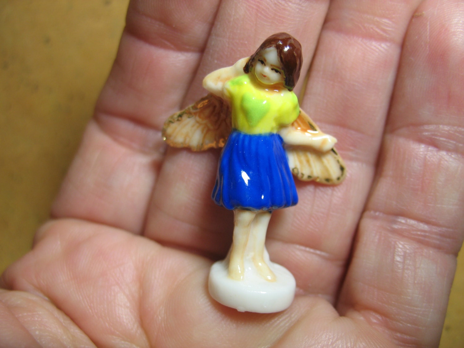 Elf Vintage Porcelain Butterfly Pixie Figurine Sprite Fairy Gnome ...