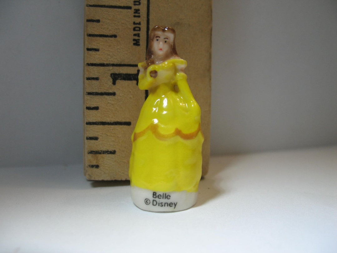 BELLE Beauty and the Beast Disney Princess French Feve Feves Porcelain ...