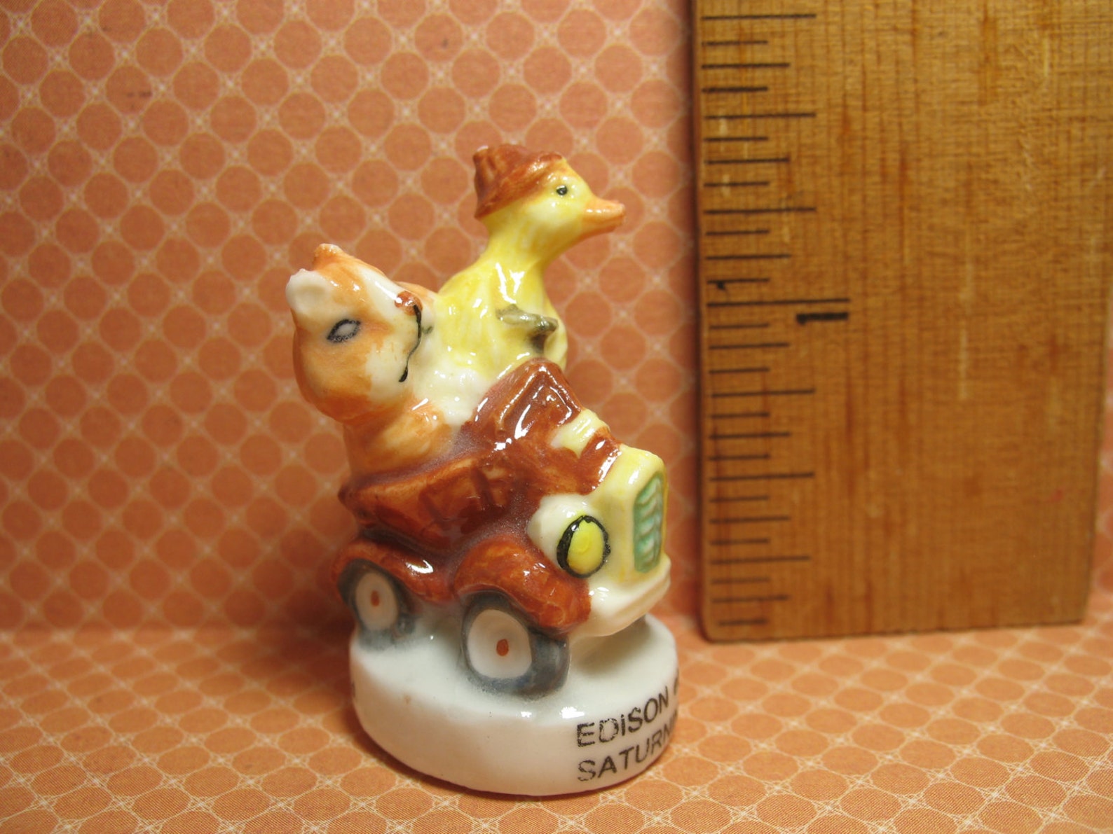 SATURNIN Dynamo Duck & Edison the Guinea Pig Cartoon French - Etsy