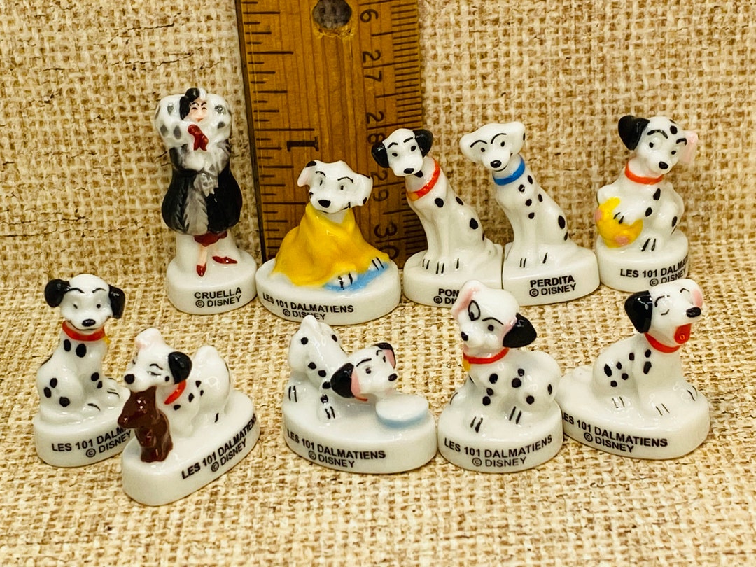Disney's 101 Dalmatians Set of 10 Movie Cartoon Dogs - Etsy