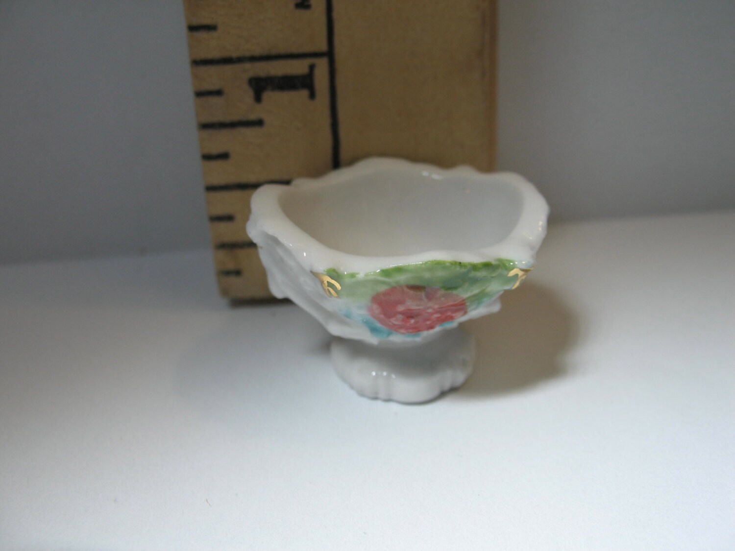 Mini Antique Pottery Bowl Compote Fancy Porcelain French | Etsy