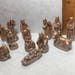 Elegant BRONZE NATIVITY Set Mary Joseph Jesus Wise Men Villagers 12 Pcs ...
