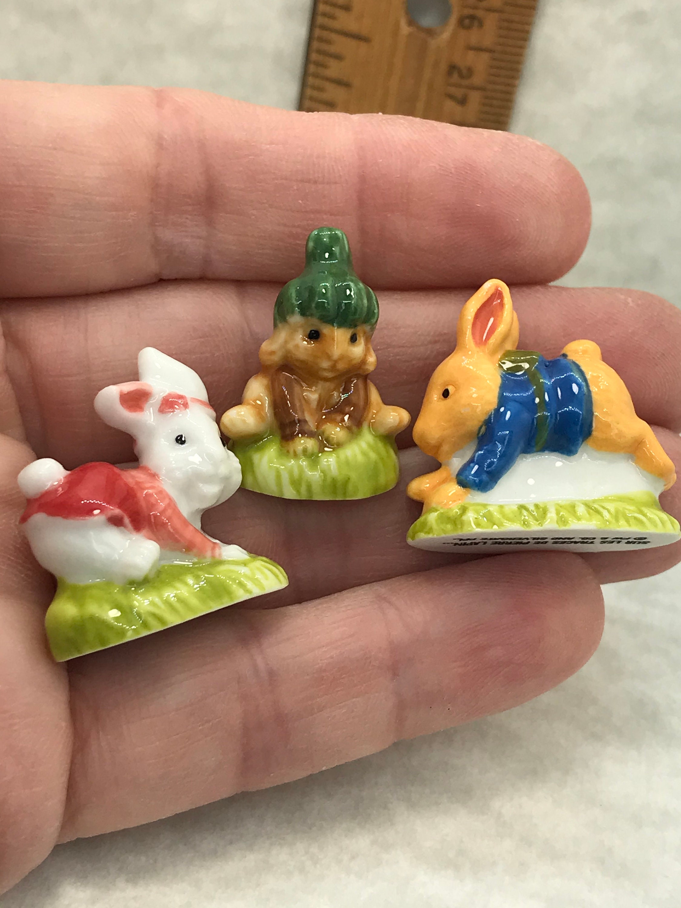 BEATRIX POTTER Peter Rabbit Lily Bobtail & Benjamin Bunny 3 - Etsy