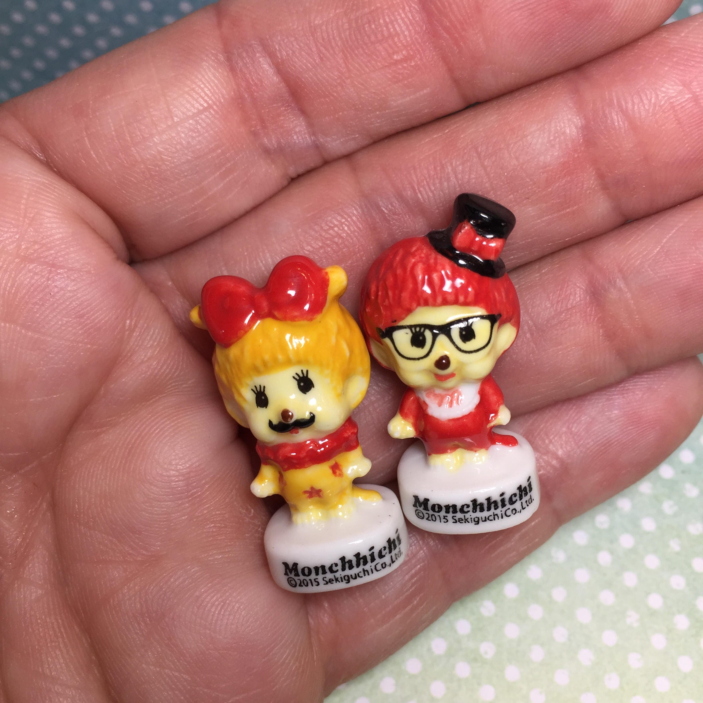 Tiny Monchichi Monkey Figurines Monchhichi Twins Twin Monkeys | Etsy