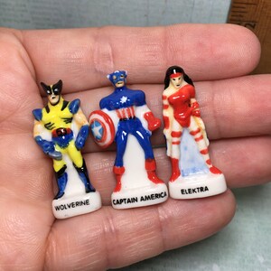 MARVEL Tiny Superheroes Captain America Wolverine Daredevil Hulk the ...