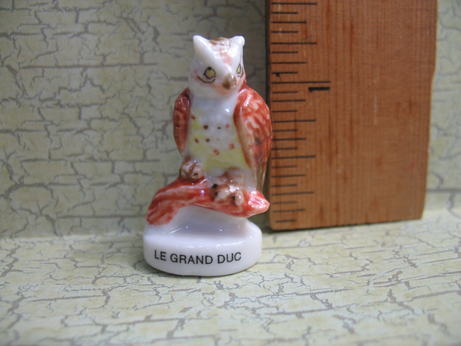 OWL Bird Birds Owls French Porcelain Feve Feves Mini - Etsy