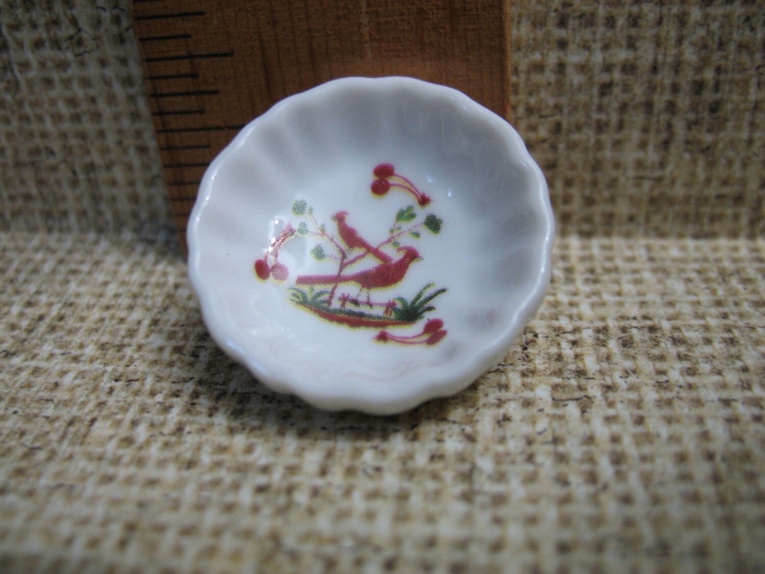 FAIENCE Pottery BIRD Serving Bowl Dish French Feve Feves - Etsy
