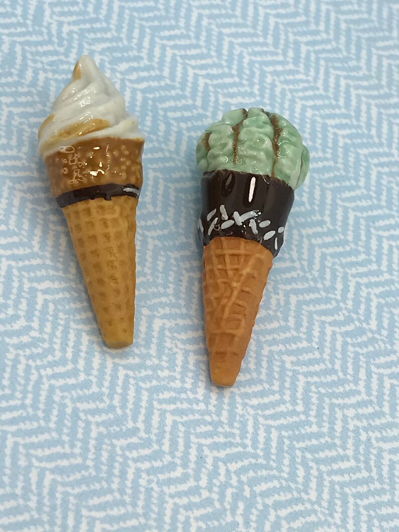 2 Fancy Ice Cream Cones Waffle Cone Sundaes Floats Parfaits - Etsy