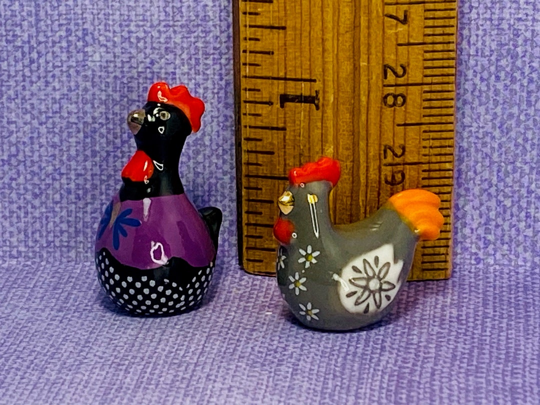 Folk Art CHICKENS Hen Rooster Roosters Chicken Mini Hens Farmhouse ...
