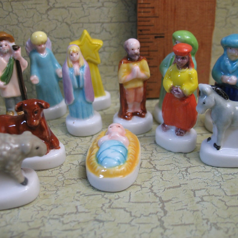 French Nativity Set Feves - Etsy