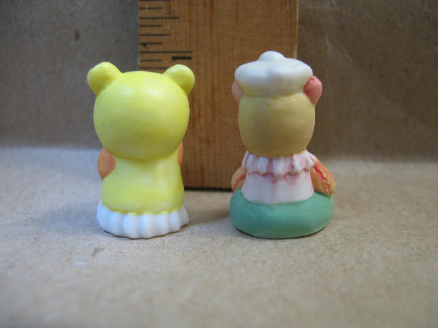 Tiny Cat & Pig looks like Marzipan Candy Set of 2 figures | Etsy