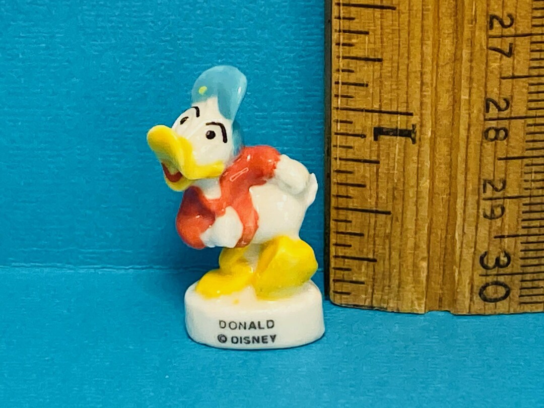 Disney's Donald Duck in School Boy Vintage French Feve Feves Figurines ...