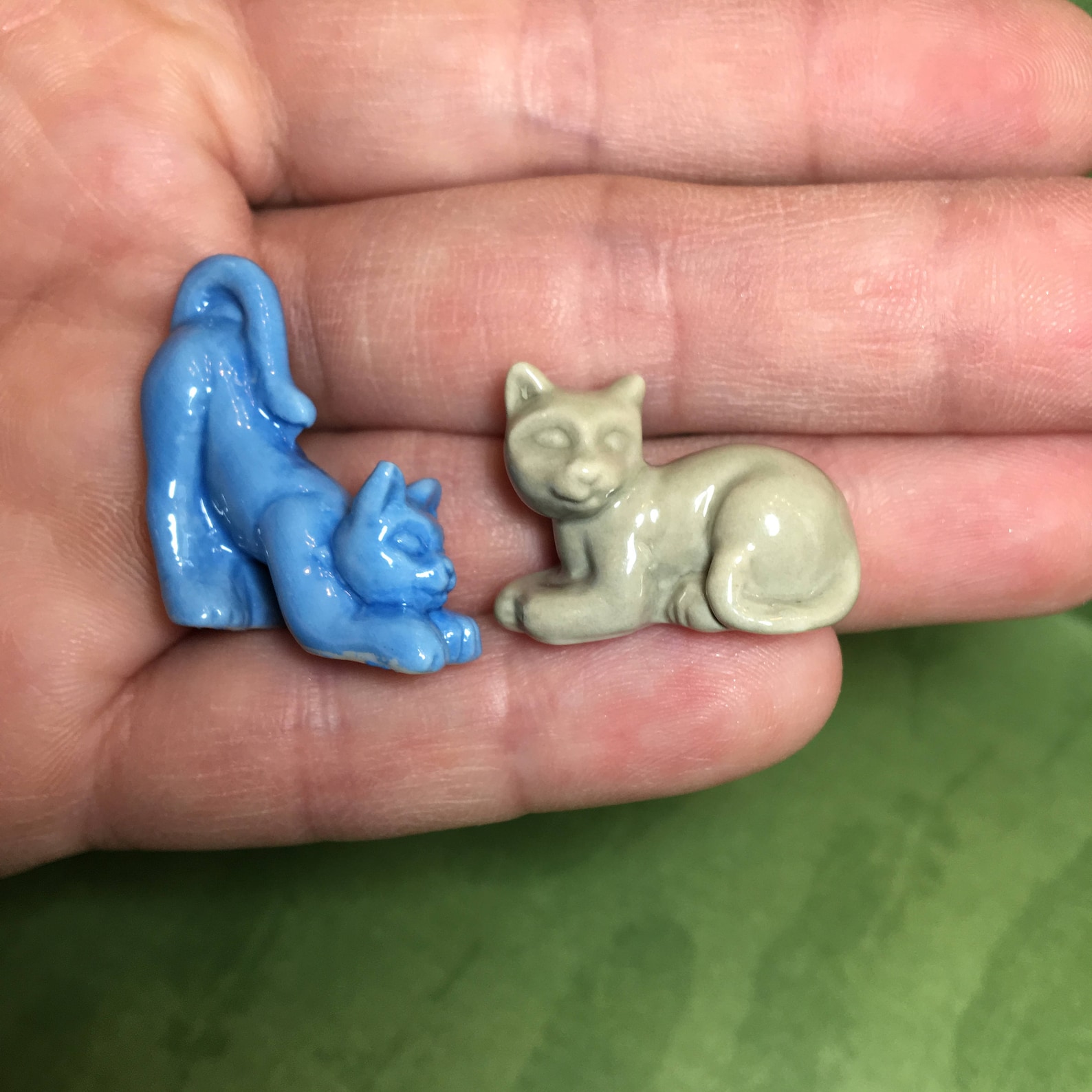 COLOR CATS - Blue Gray Cat Kitten Kitty Feline Felines - French ...