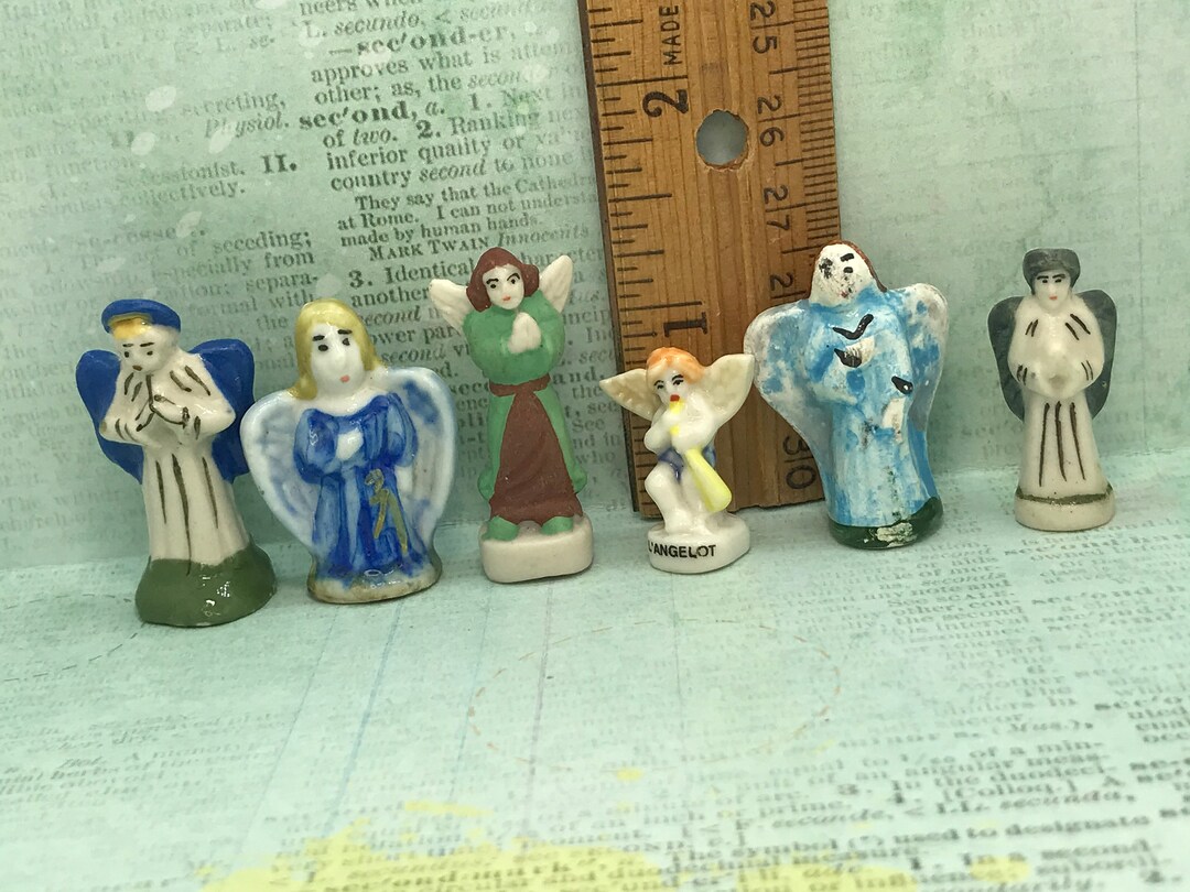 Vintage ANGELS Nativity Angel Pick Your Favorite Nativities Cherub Feve ...