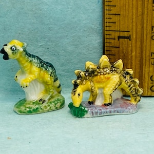 Tiny DINOSAURS T-rex Stegosaurus Ankylosaurus Brontosaurus - Etsy