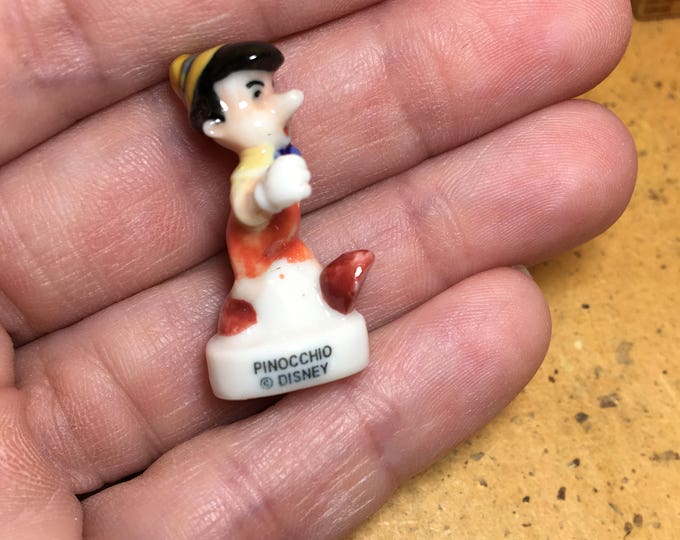 Tiny Disney's PINOCCHIO Figurine - French Feve Feves Porcelain ...