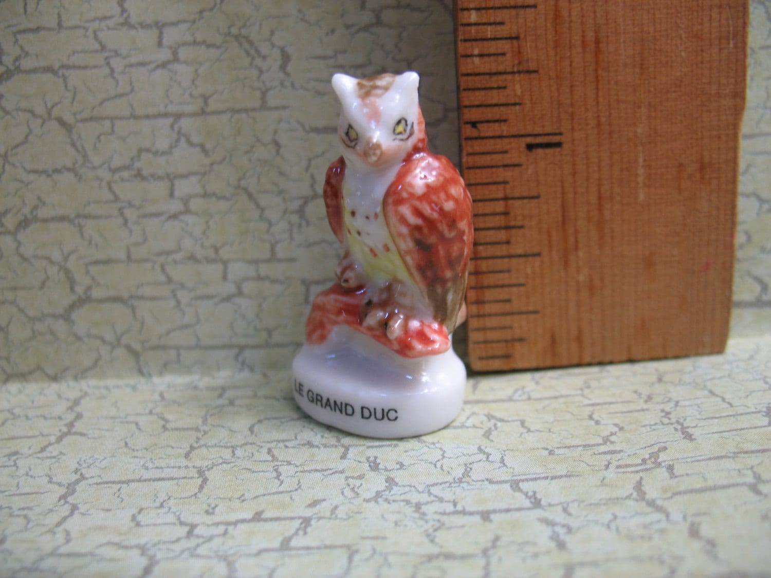OWL Bird Birds Owls French Porcelain Feve Feves Mini - Etsy