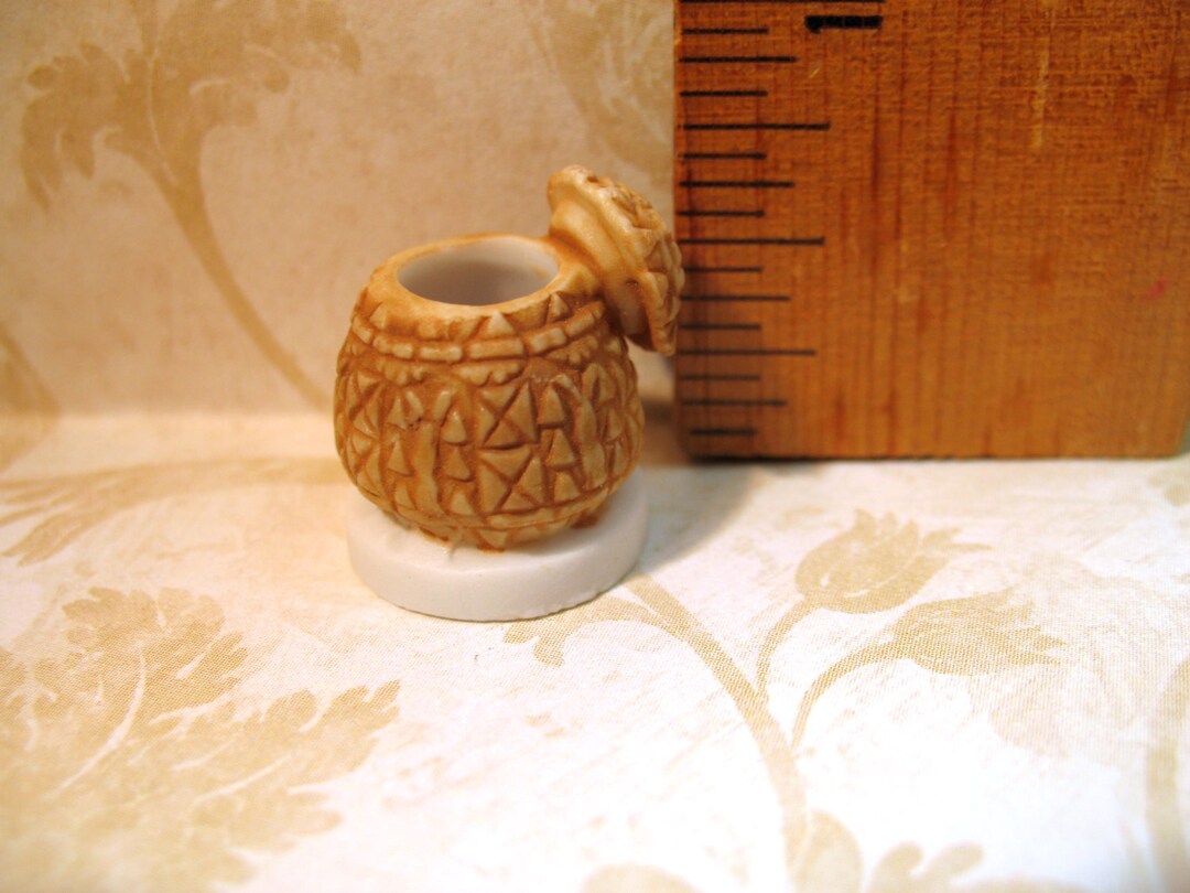 PRIMITIVE ART Polynesia Caroline Islands Tribal Basket Pottery Pot ...