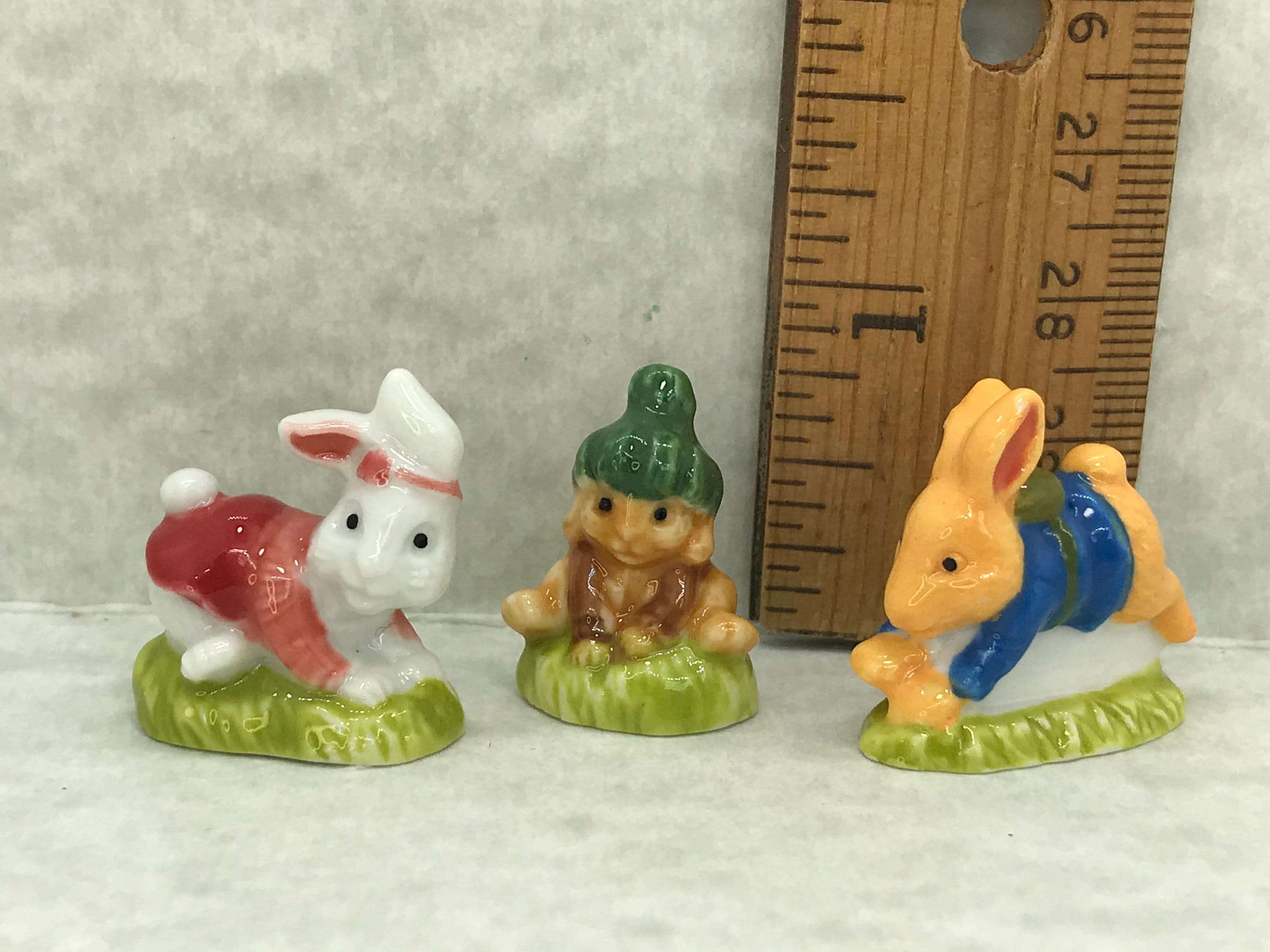 BEATRIX POTTER Peter Rabbit Lily Bobtail & Benjamin Bunny 3 - Etsy