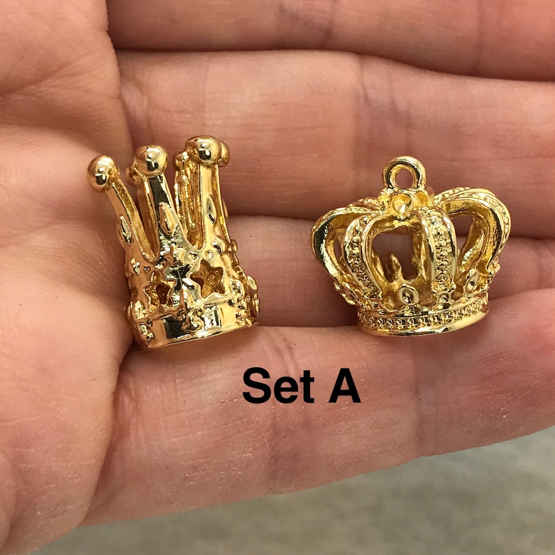 Golden Metal CROWNS Royal Headdress Gold Crown Tiara King - Etsy Australia