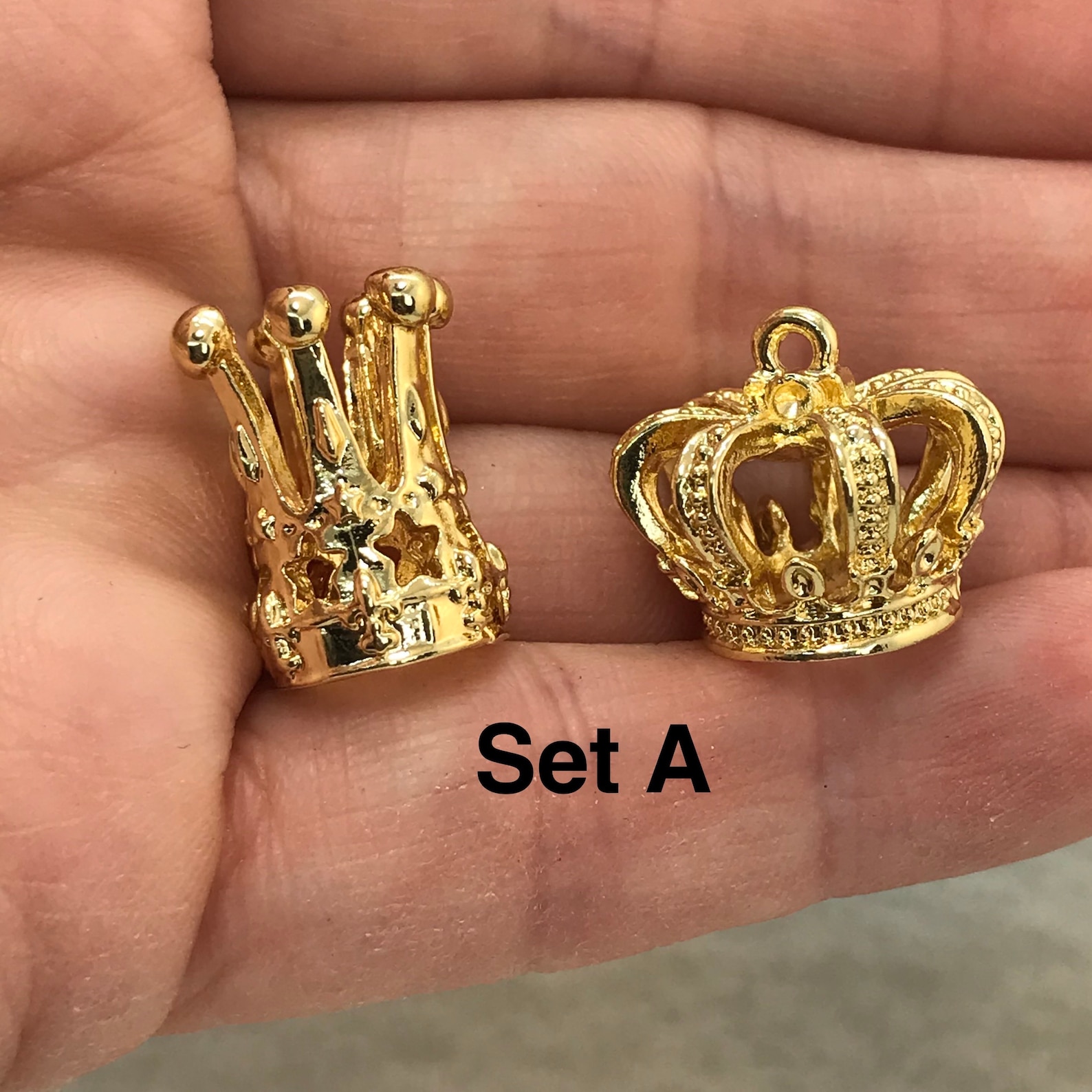 Golden Metal CROWNS Royal Headdress Gold Crown Tiara King - Etsy Australia