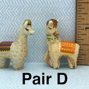 Adorable LLAMAS Llama Alpaca Alpacas Miniature Mini Tiny Figurine ...