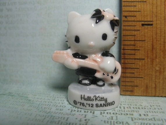 Tiny HELLO KITTY Costume Series Rocker with Pink Guitar | Etsy