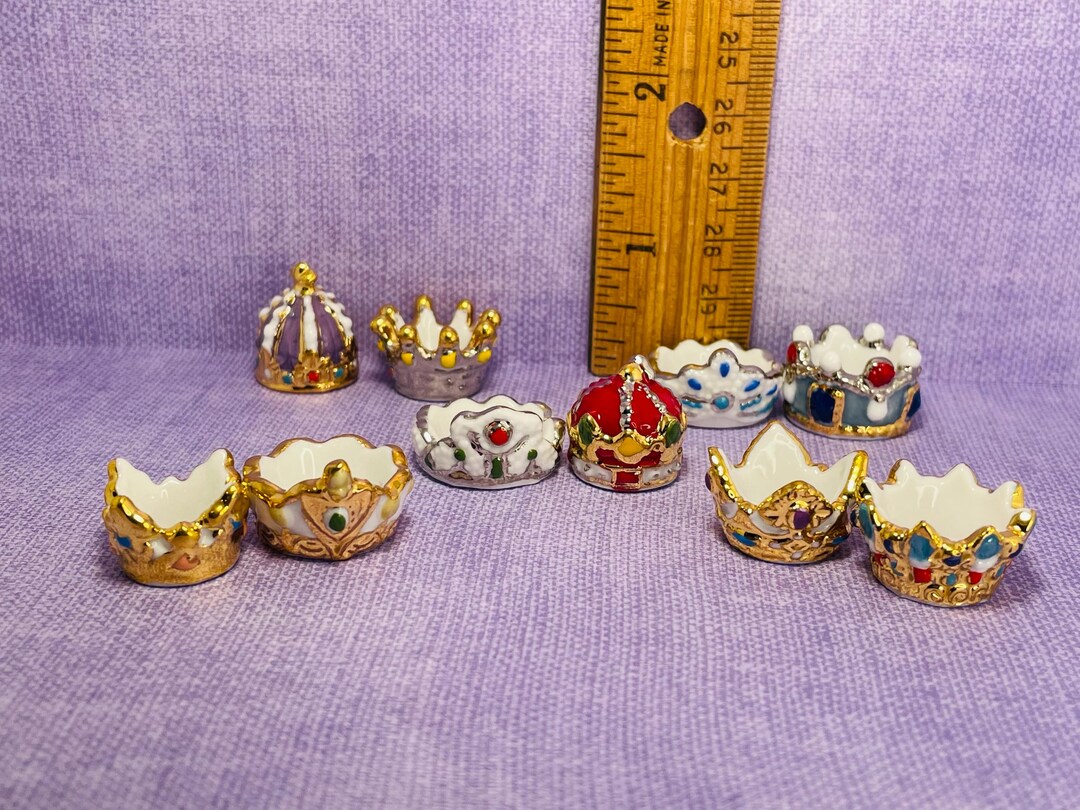ELEGANT CROWNS Royalty King & Queen Crown Tiara Mardi Gras Epiphany ...