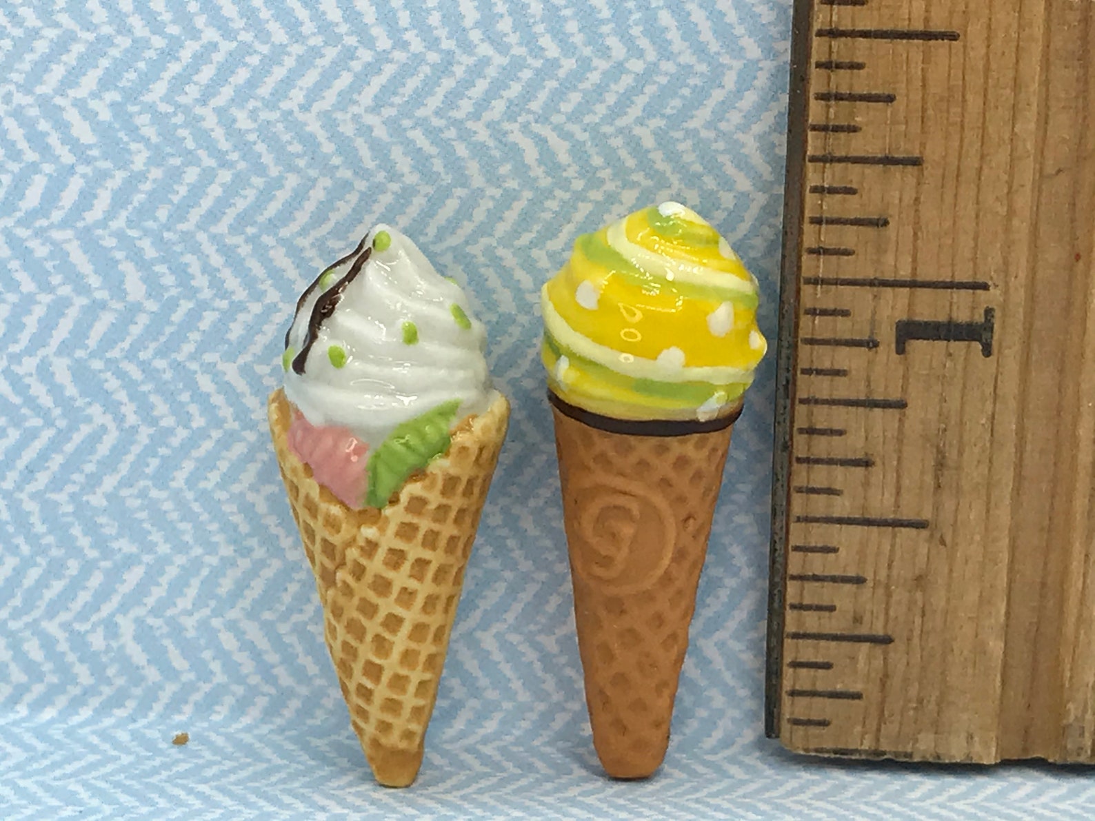 2 Fancy Ice Cream Cones Waffle Cone Sundaes Floats Parfaits - Etsy