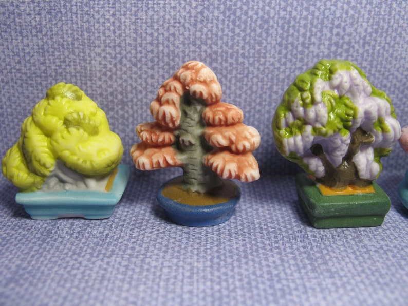 French Feve BONSAI TREES Asian Japanese Art Zen Fairy Garden | Etsy