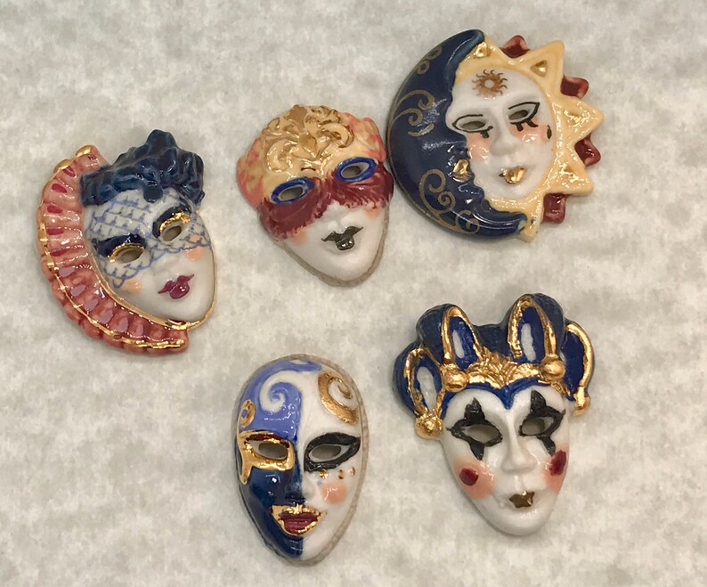 VENETIAN Parade Carnival Mardi Gras MASK Masks French Feve - Etsy